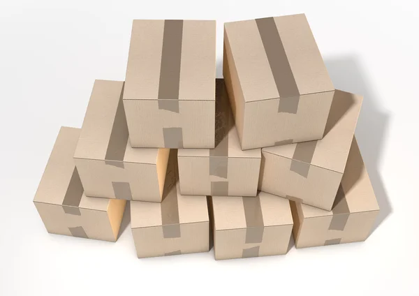 Pile of cardboard box Stock Photo by ©auriso 48500263