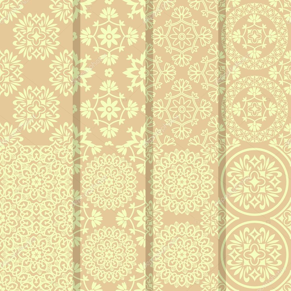 Seamless patterns Stock Vector by ©elyomys 75346025