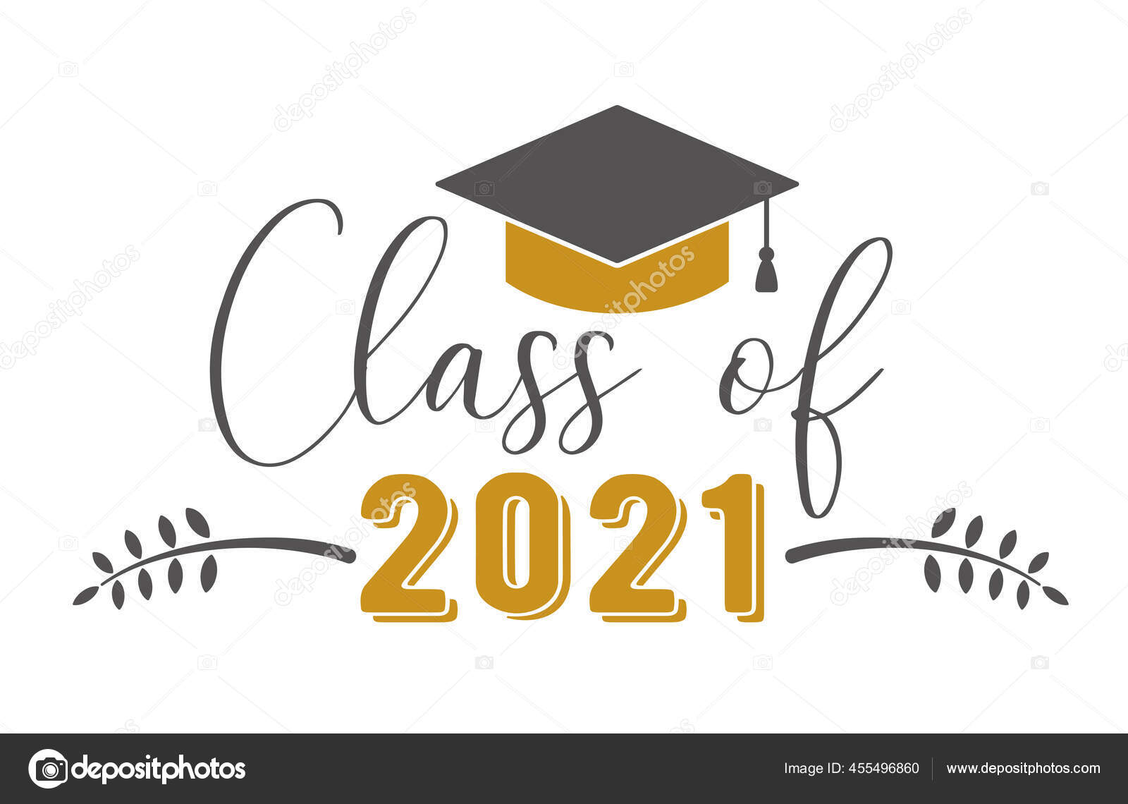 Class Of 2021 Graduation Congratulations At School University Or
