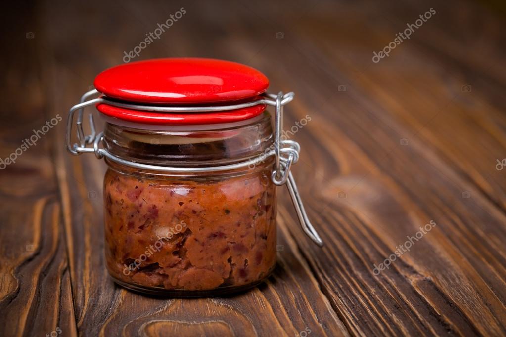 Natural homemade red bean paste Stock Photo by ©annabieniek 98652962