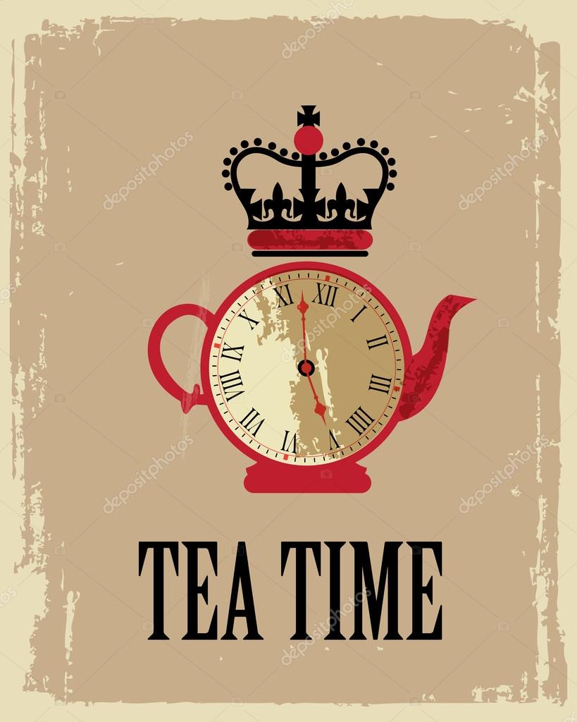 English Tea Time Wallpaper