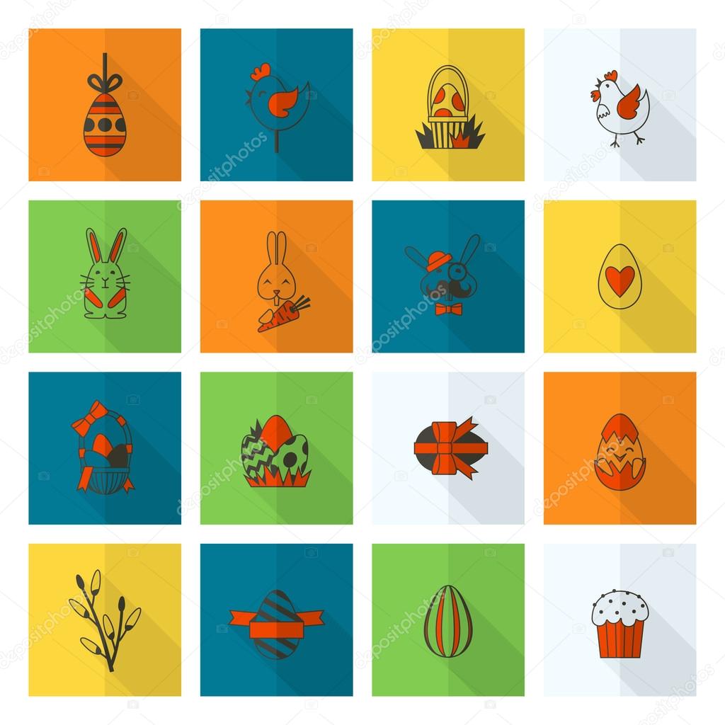 Celebration Easter Icons Stock Vector Image by ©HelenStock #67560703