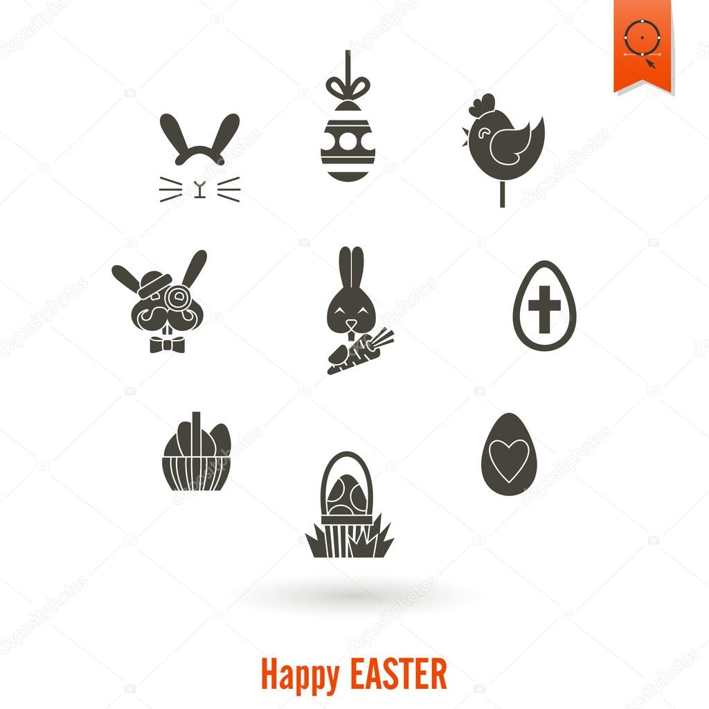 Feierliche Ostersymbole Stock-Vektorbild von ©HelenStock 82979226