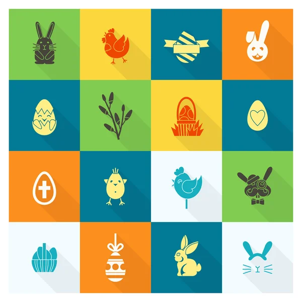 Celebration Easter Icons Stock Vector by ©HelenStock 103003632