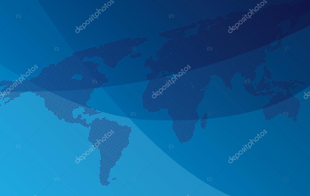 Gradient background with map of world Stock Vector Image by ©orelphoto2 ...