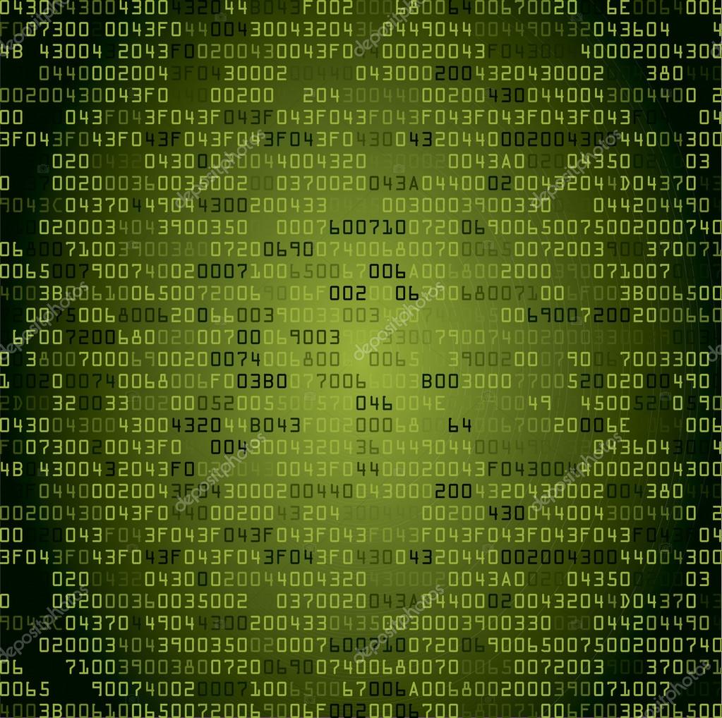 Green security background with HEX-code Stock Vector Image by ...