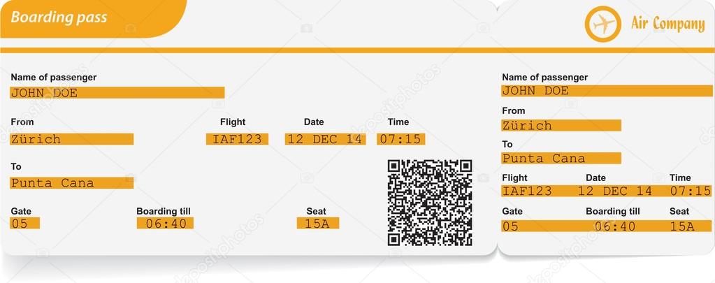 Boarding Pass First Class Stock Vector Image by ©Nitzman #38142299