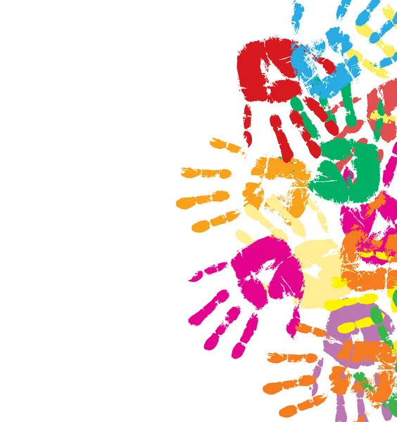 Handprints — Stock Vector © scusi0-9 #19614007