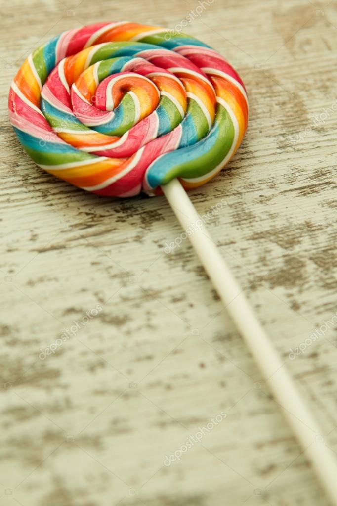 Nice lollipop with many colors Stock Photo by ©Gelpi 125643250