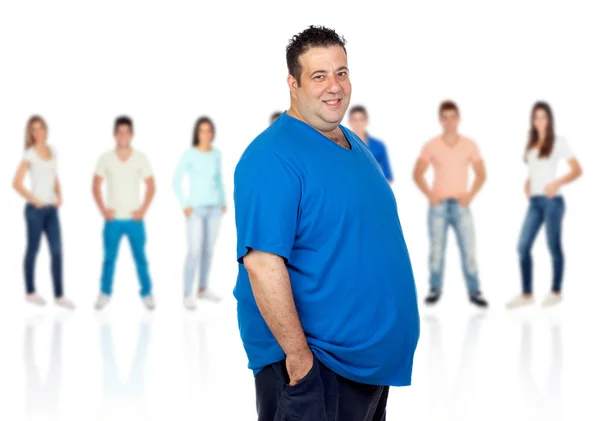 Fat man profile Stock Photos, Royalty Free Fat man profile Images ...