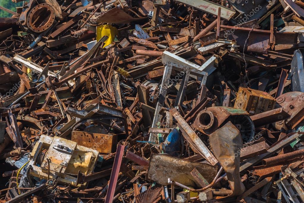 Scrap metal waste — Stock Photo © javarman #102732498