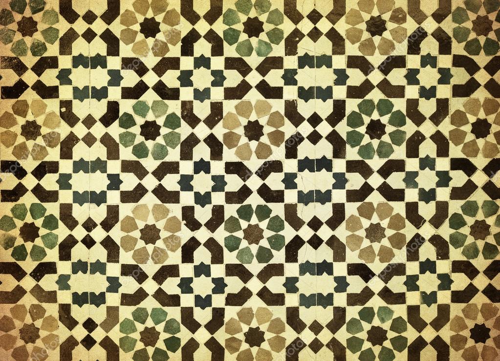 Moroccan vintage tile — Stock Photo © javarman #73669423