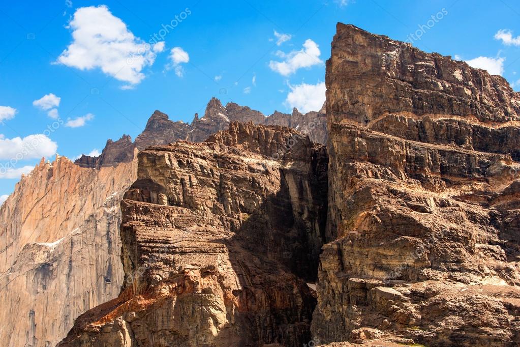 Mountain Cliff Close Up
