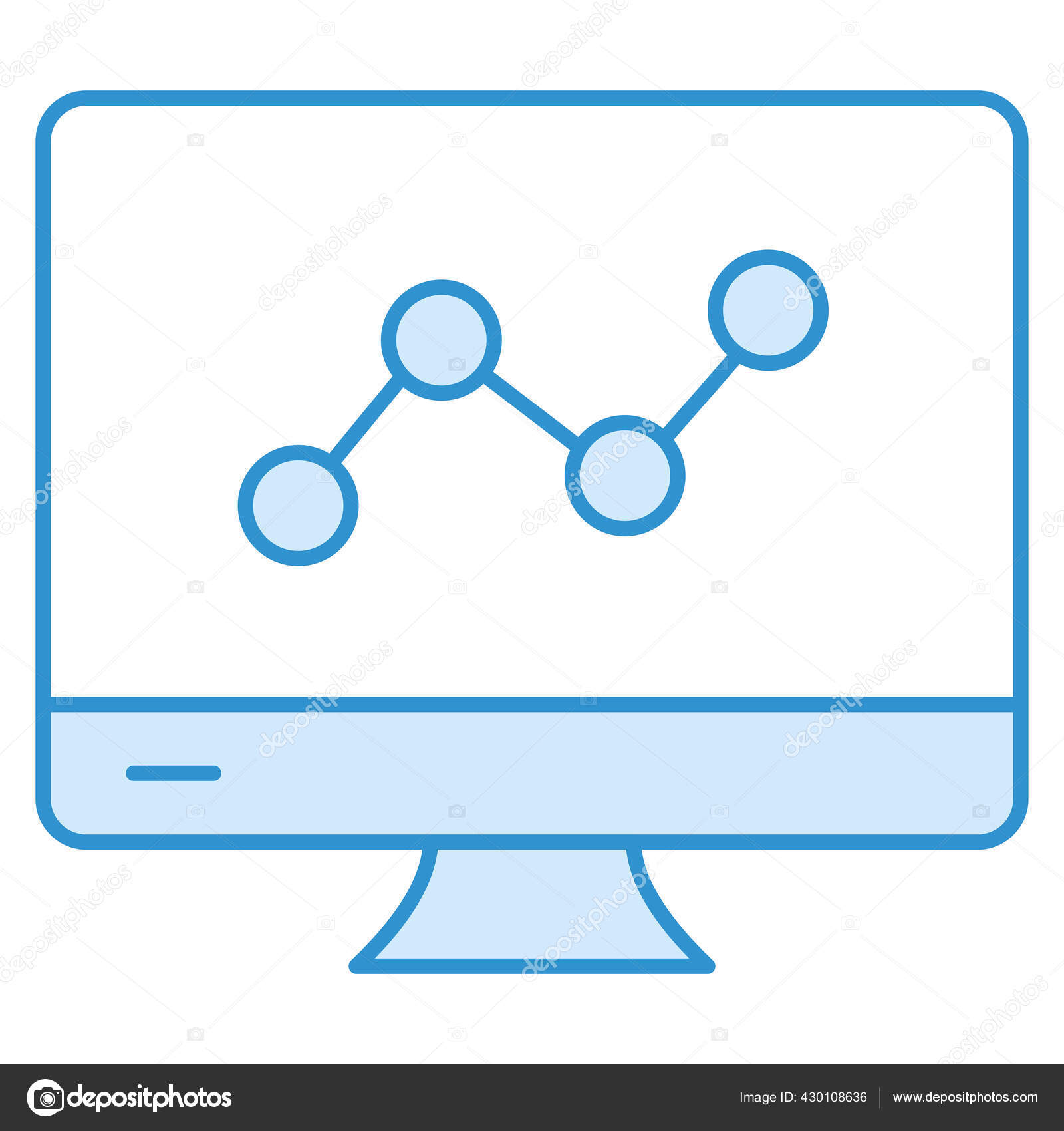Business Technology Icon Chart Graph Stock Vector by ©dinosoftlabs ...