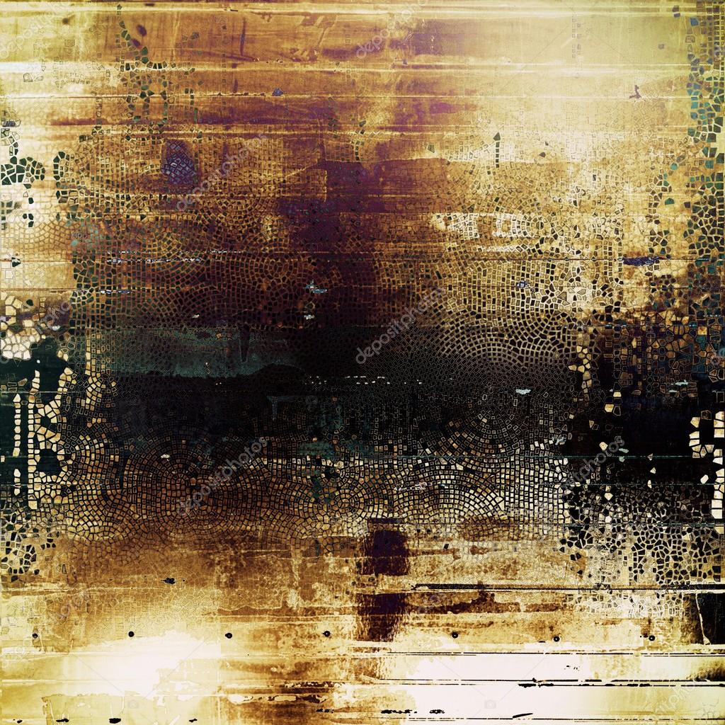 Retro texture, shabby and ragged background in grunge style. With ...
