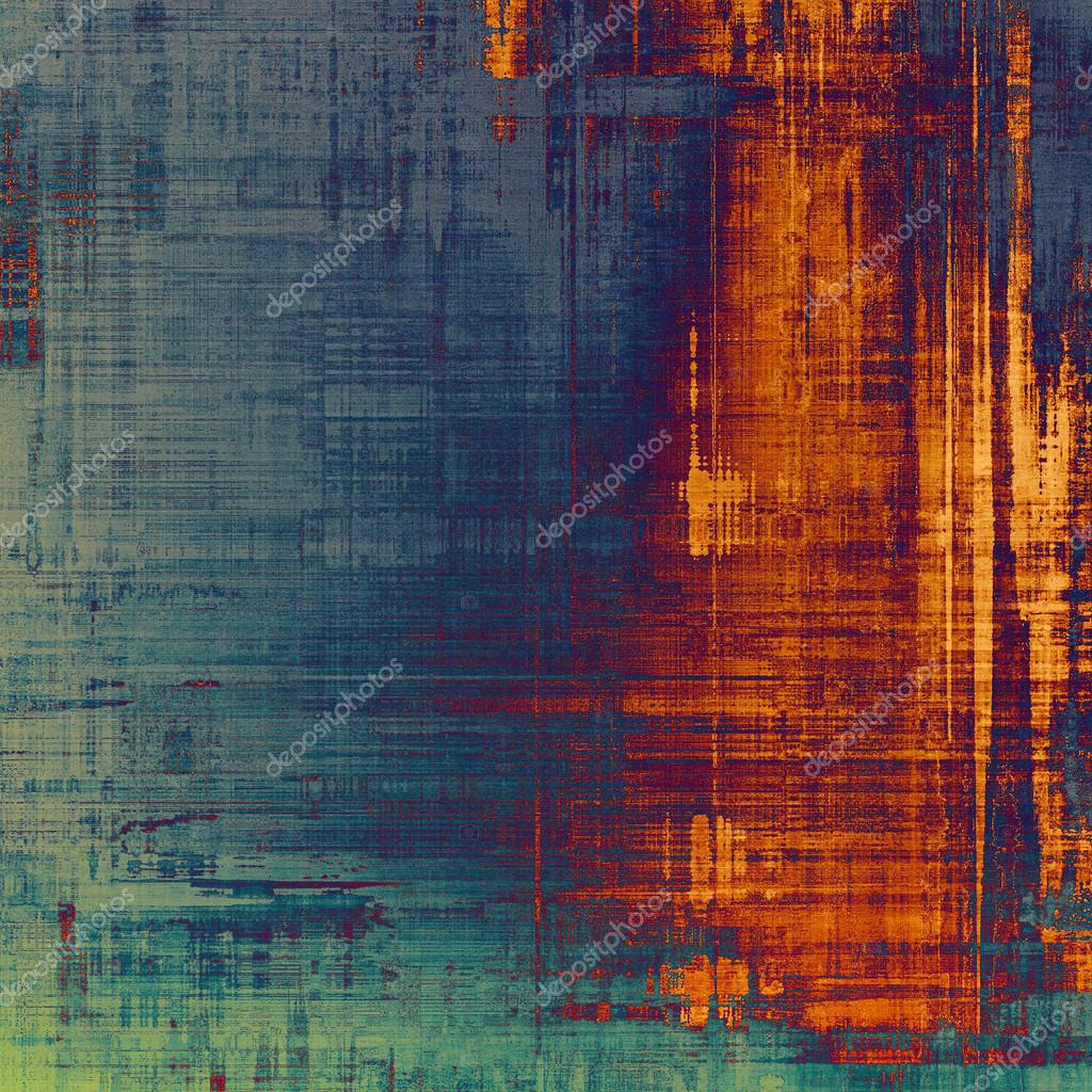 Grunge retro vintage textured background. With different color patterns ...