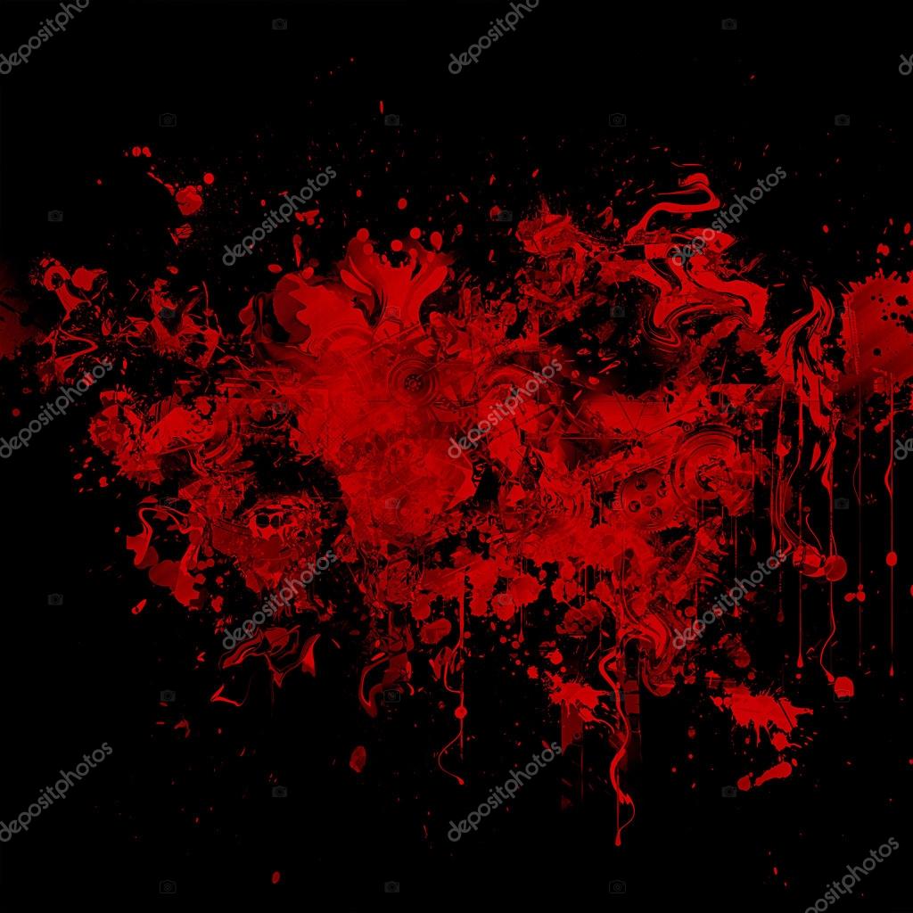 Red paint splashes — Stock Photo © valik4053022 #72065833