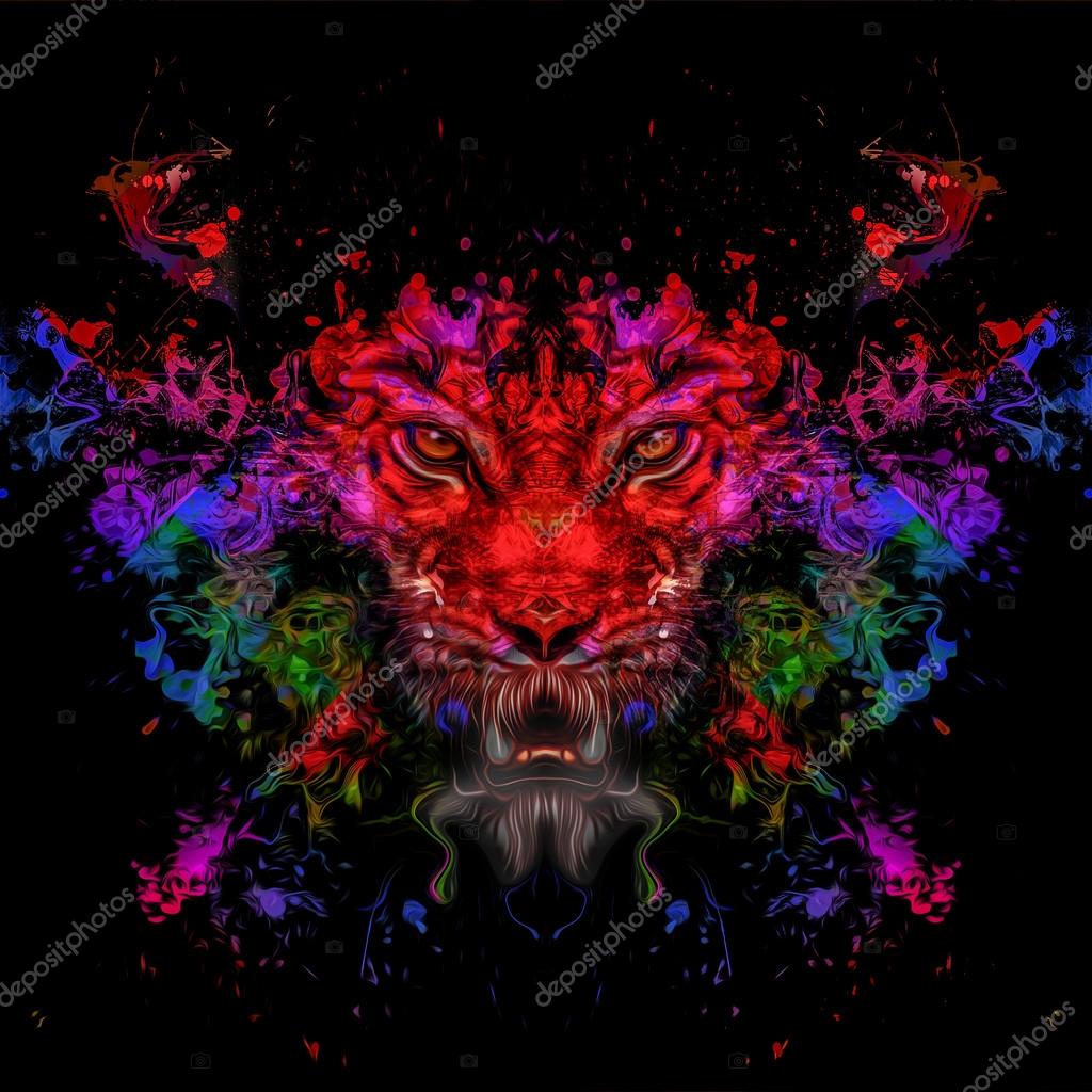 Tiger abstract background Stock Photo by ©valik4053022 95876974