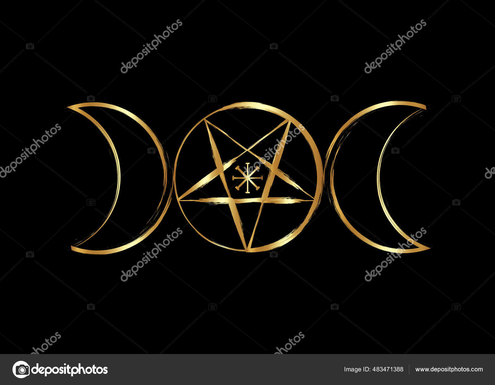 Wiccan Pentacle Backgrounds