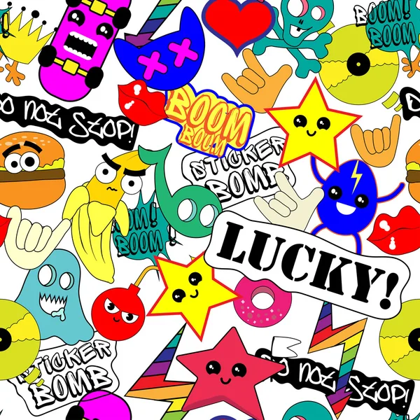 Colorful stickers background Stock Vector Image by ©shekaka #120228334