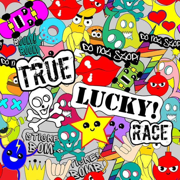 Colorful stickers background Stock Vector Image by ©shekaka #120228334