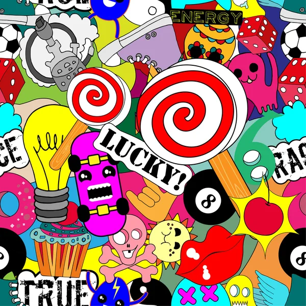 Colorful stickers background — Stock Vector © shekaka #120228308