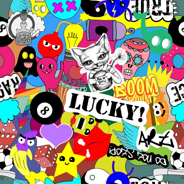 Colorful stickers background Stock Vector Image by ©shekaka #120228746