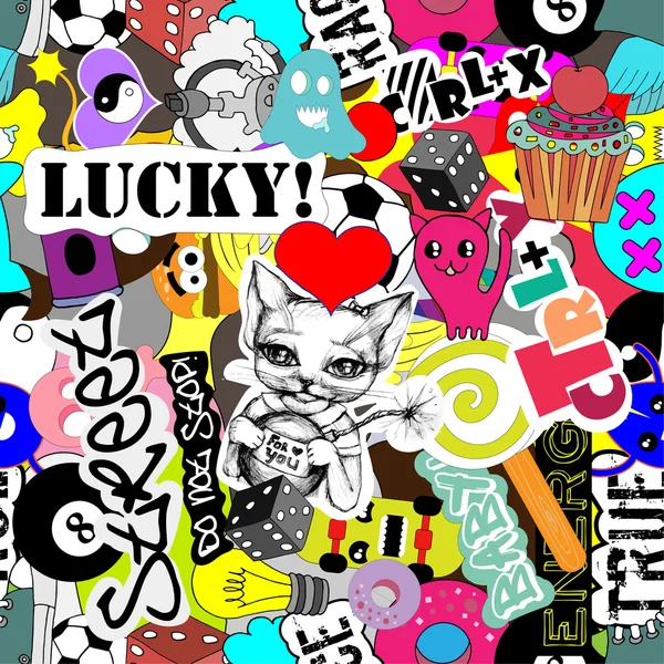 Colorful stickers background Stock Vector Image by ©shekaka #120228746