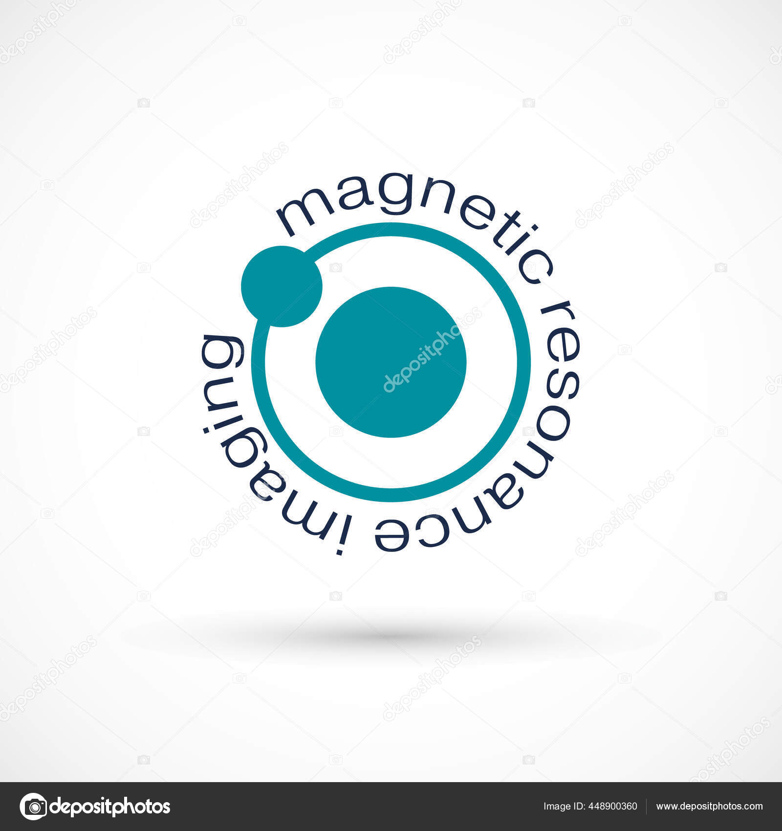 Mri Diagnostic Vector Icon Logo Magnetic Resonance Imaging Medical ...