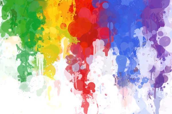 Multicolor blobs brush strokes background — Stock Vector © shekaka ...