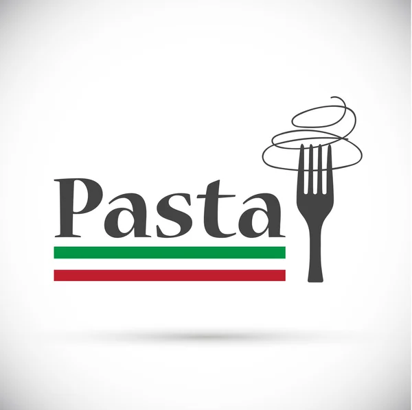 Italian pasta logo — Stock Vector © shekaka #81418162