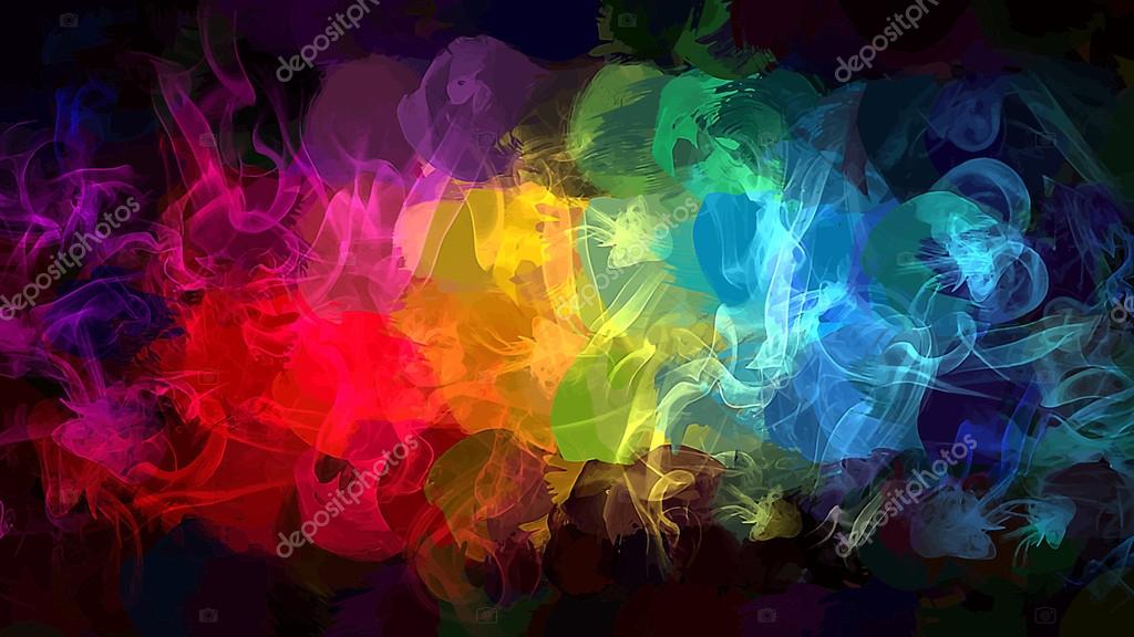 Rainbow smoke background Stock Vector by ©shekaka 81417554 Rainbow smoke background Stock Vector by ©shekaka 81417554