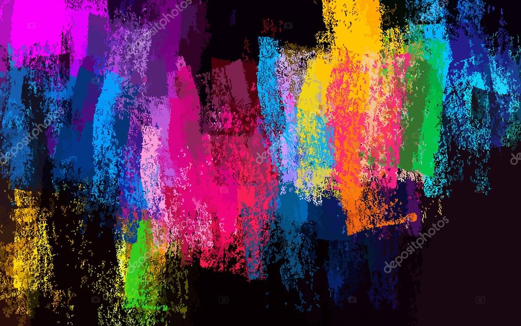 Colorful chalk brush strokes background Stock Vector Image by ©shekaka ...