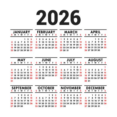 2026 calendar free vector eps, cdr, ai, svg vector illustration graphic art