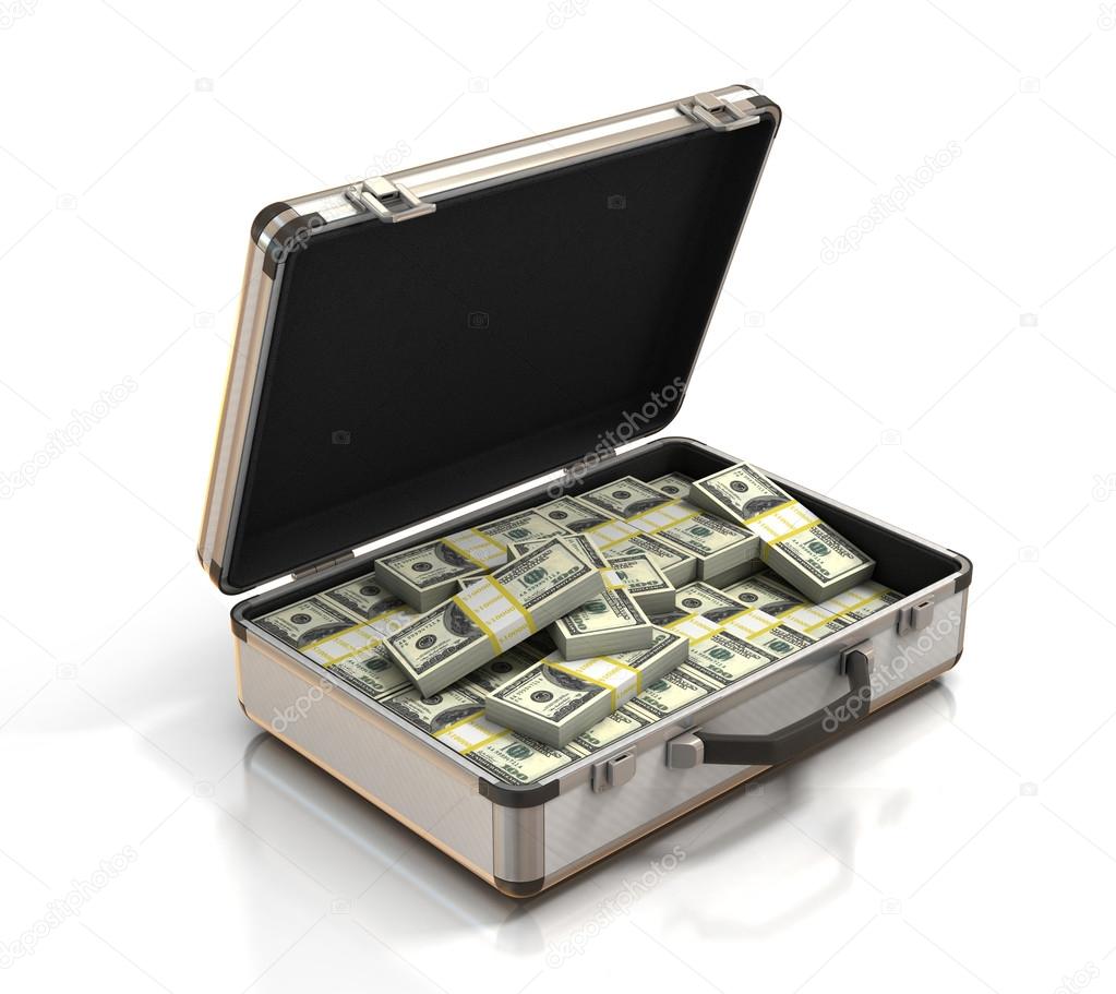 Case full of dollars Stock Photo by ©koya979 73219785