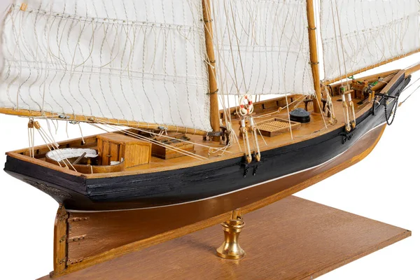 Handmade Model Titanic Beautiful Handmade Model Titanic Isolated White ...