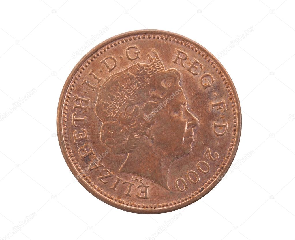 Two Pence coin isolated — Stock Photo © michaklootwijk #101462748
