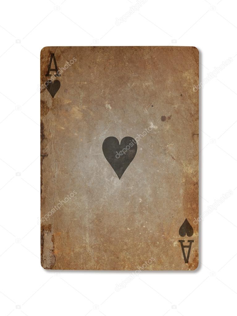 Vintage Ace Of Hearts