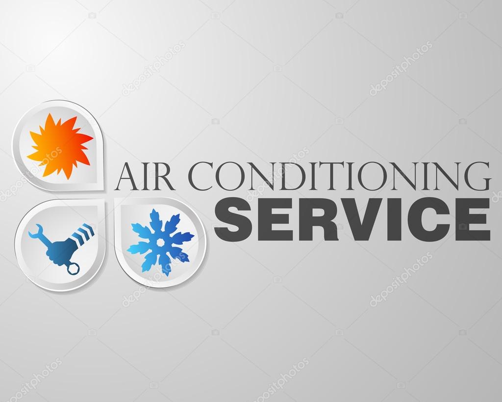 Symbol repair air conditioning — Stock Vector © john1279 #76490393