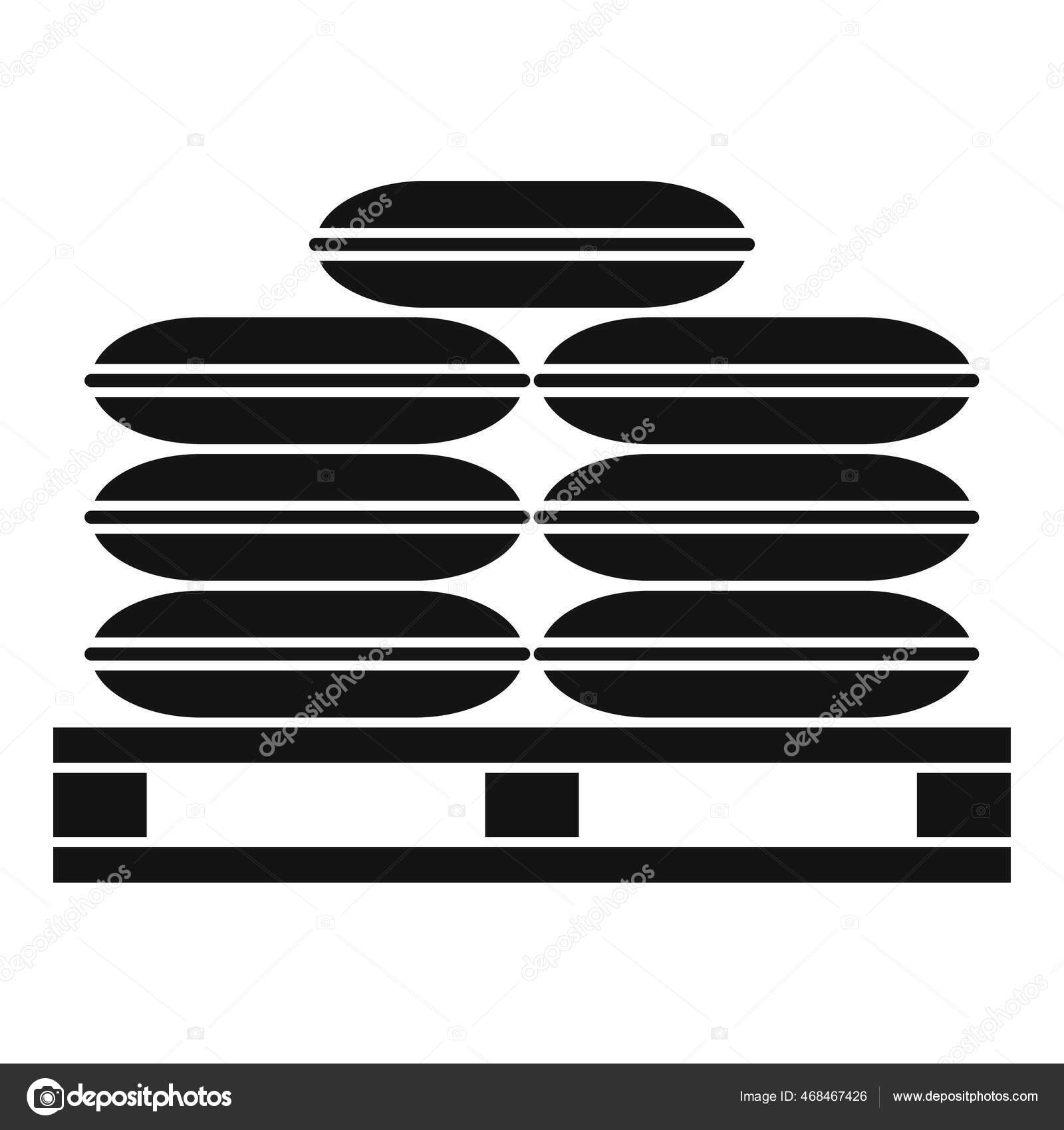Flour sack pallet icon, simple style Stock Vector Image by ©anatolir ...