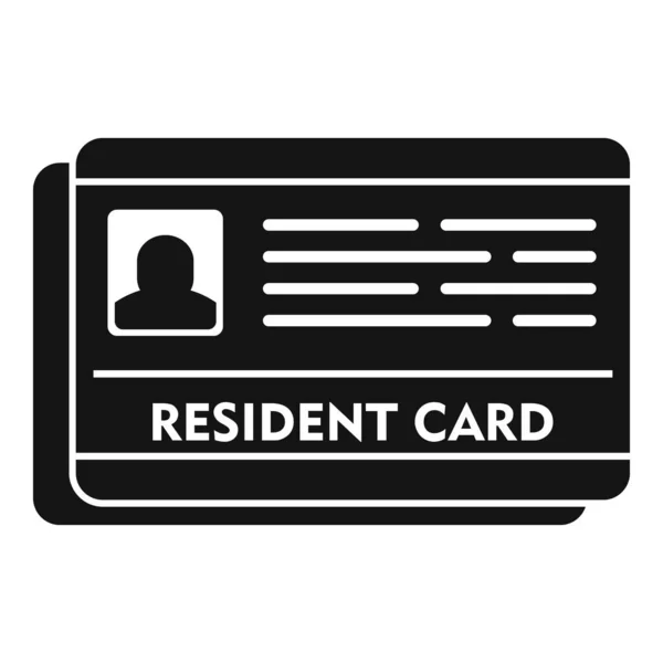 Resident card Vector Art Stock Images | Depositphotos