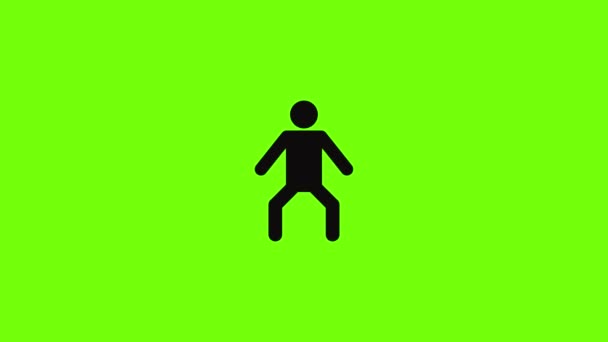 Stick figure stickman icon animation — Stock Video © anatolir #483469572