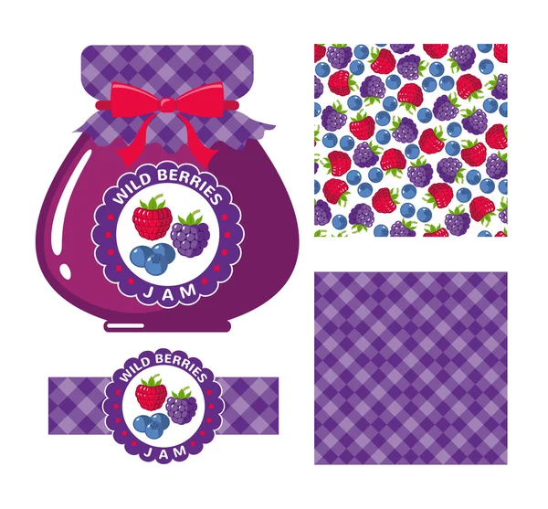 Jam labels Vector Art Stock Images | Depositphotos