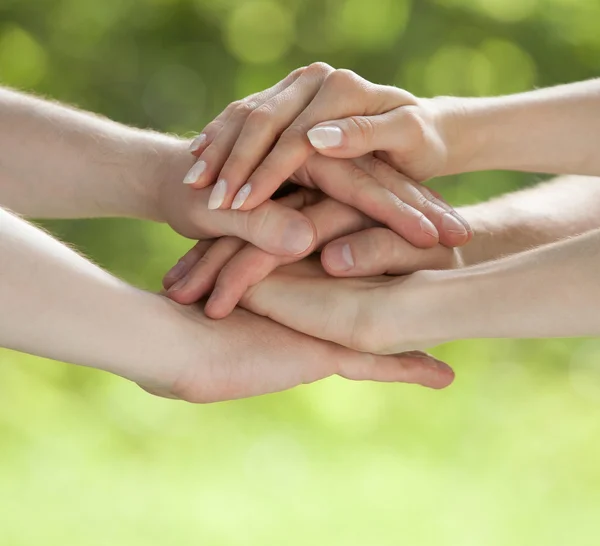 Hands connected together Stock Photo by ©zestmarina 31239009