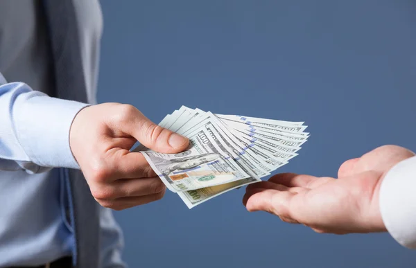 Businessman's hands exchanging euro Stock Photo by ©zestmarina 97843812