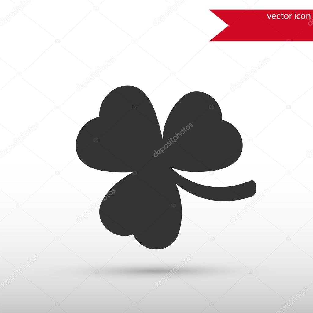 Shamrock Icon. Clover icon. Stock Vector Image by ©gabylya89 #113496544