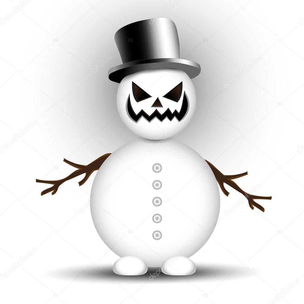 Angry Snowman Stock Vector Image by ©gabylya89 #54925303
