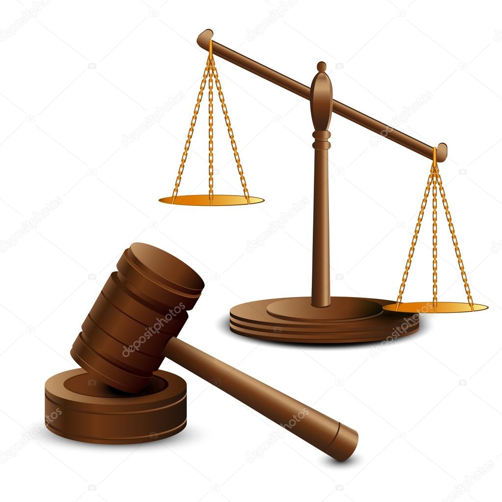 Balance justice et marteau Stock Vector by ©gabylya89 64860273