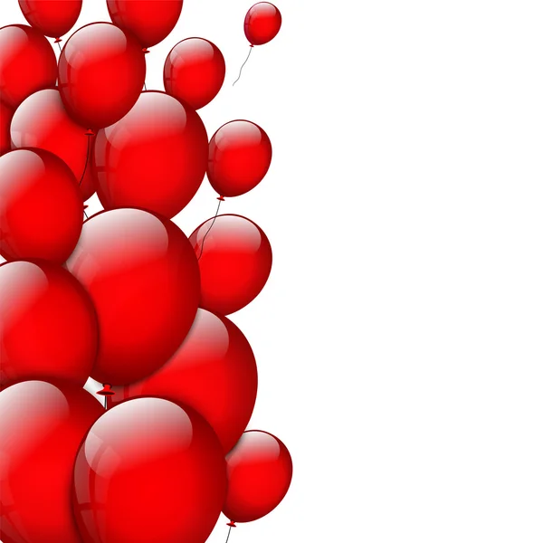 Falling Red Balloons ⬇ Vector Image by © Dazdraperma | Vector Stock 1544973