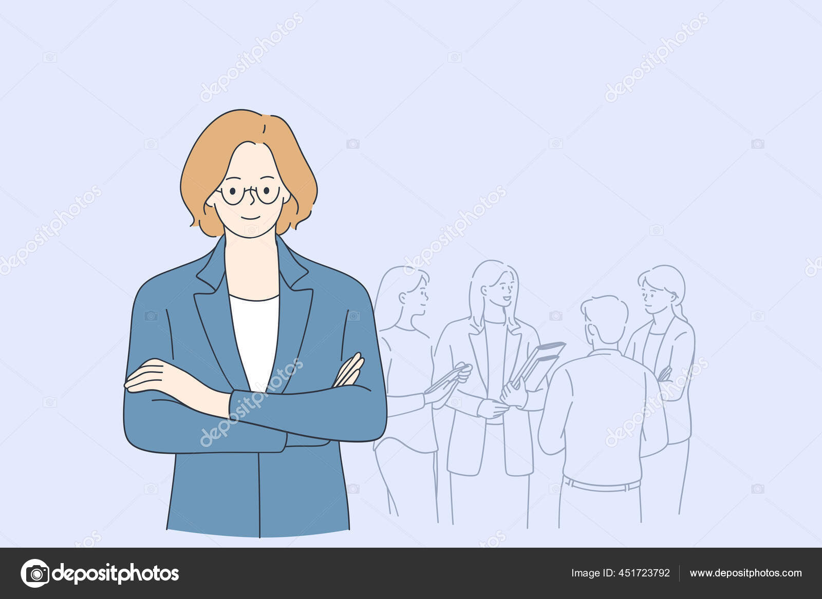 Office work and daily routine concept Stock Vector Image by ©little ...